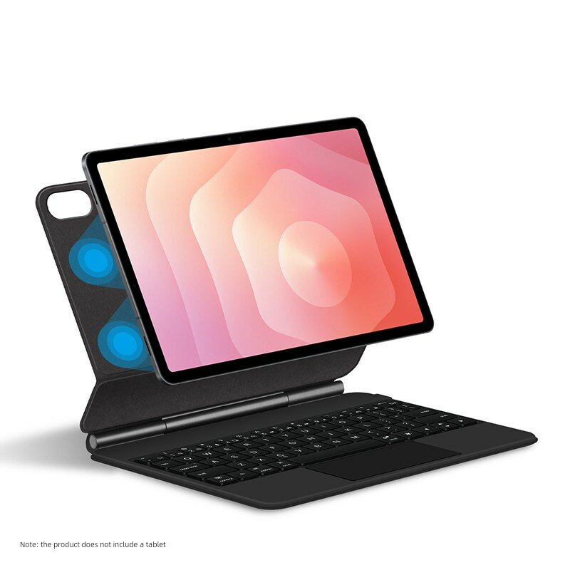 Магнитная магия клавиатура для Samsung Galaxy Tab S10 FE+ 13,1 дюйма черный с подсветкой RGB