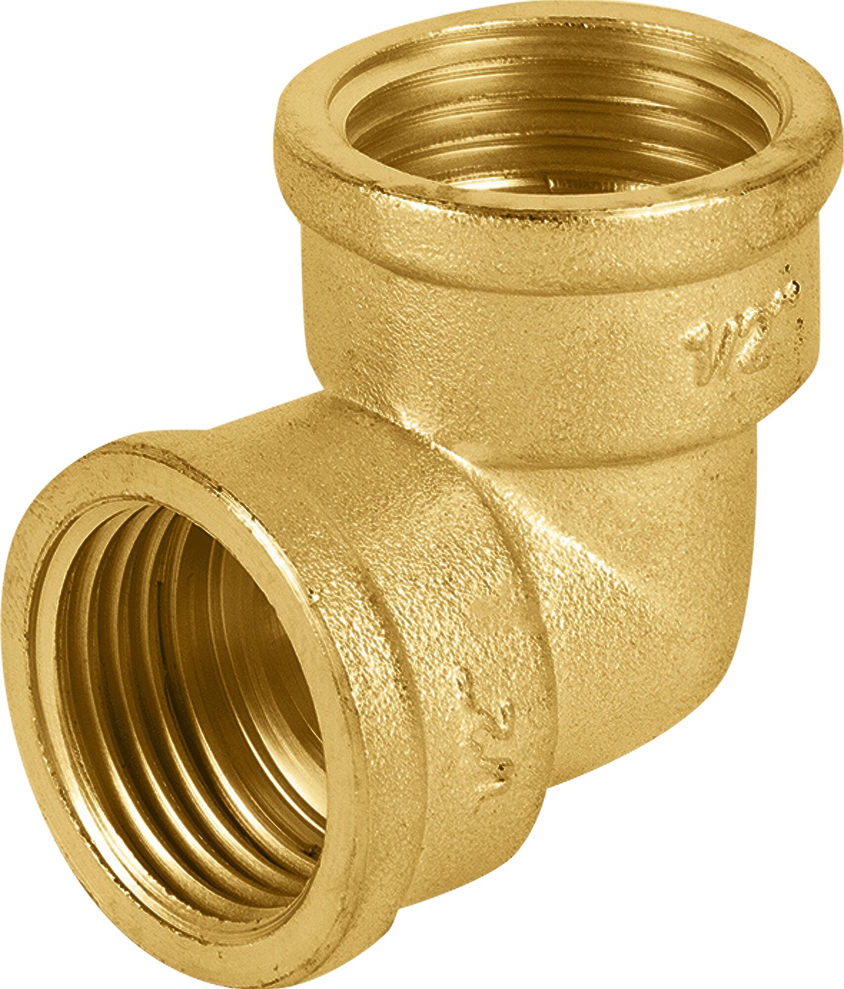 Угол 90o Aquabeam 1/2"x1/2" ВР латунь ABR.090. Y.0004