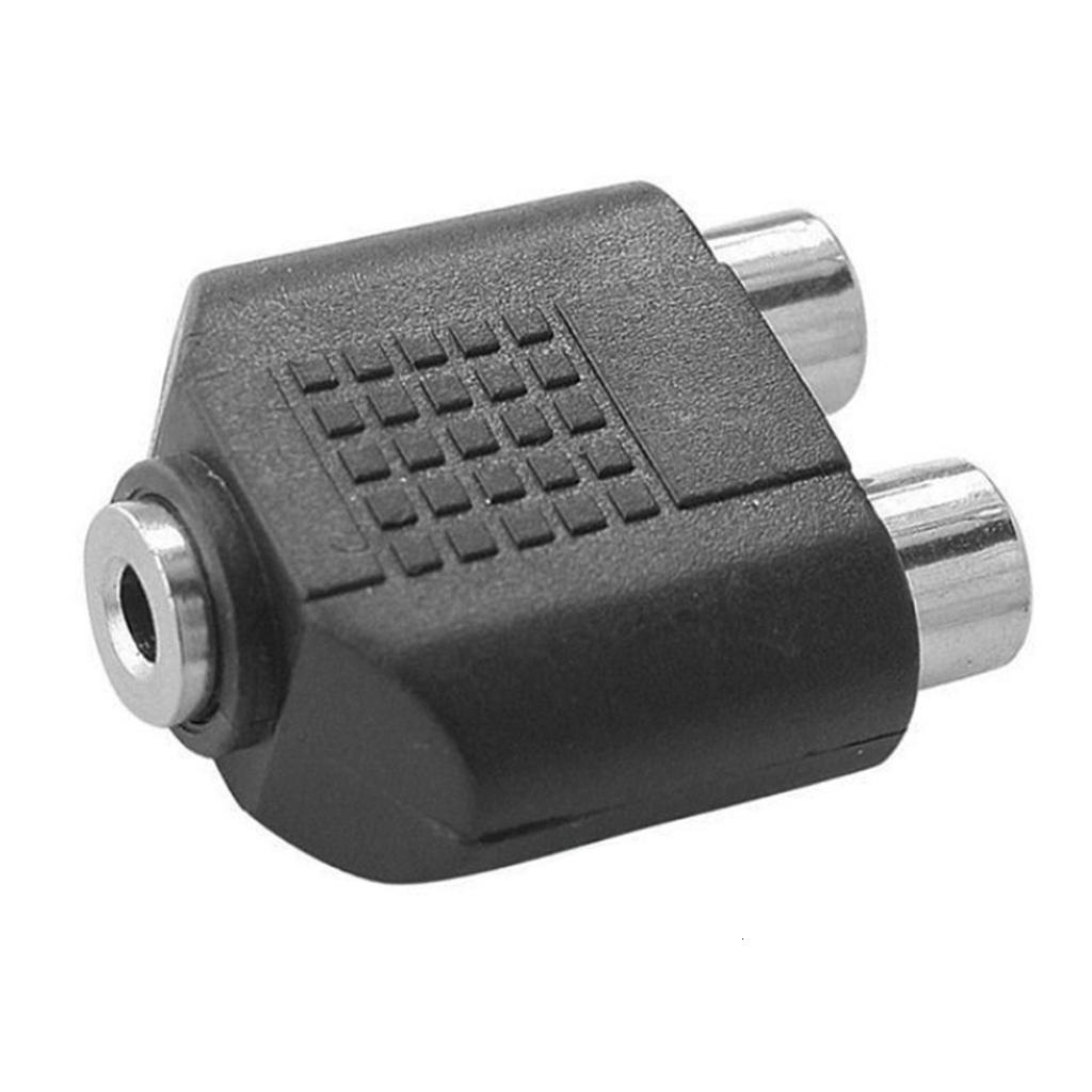 3.5 мм стерео на 2 RCA переходник, 3