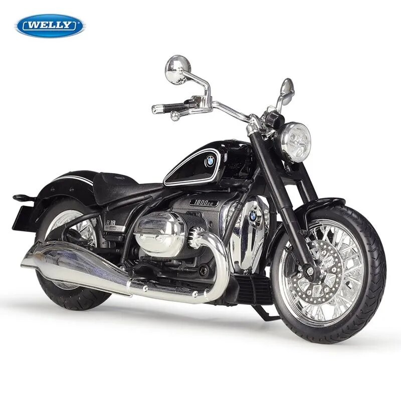 WELLY 1:12 BMW R18 2020 Модель мотоцикла