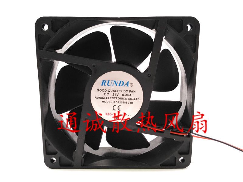 RUNDA RD12038B / S24H 12038 24V 0.28A / 0.36A Вентилятор охлаждения сварочной машины
