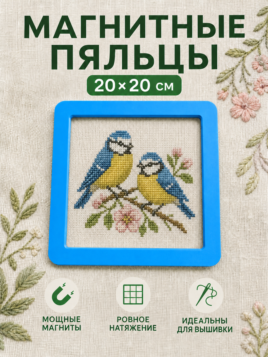 Пяльцы для вышивки 20х20