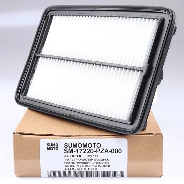 Фильтр воздушный SM-17220-PZA-000 SUMOMOTO HONDA; Civic седан VII (ES); OEM - 17220-PZA-000;