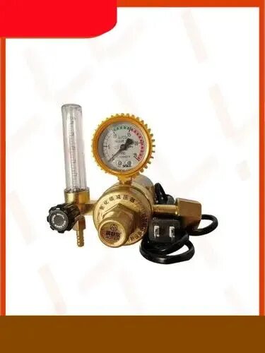Редуктор углекислотный с подогревом GET STAR WELD 220V, регулятор расхода газа-liu