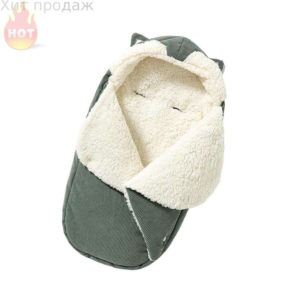 Колыбельный спальный мешок для новорожденных, Армейский Зеленый