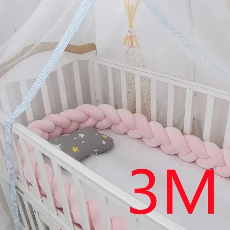 Детский бортик для кроватки из хлопка 3m6