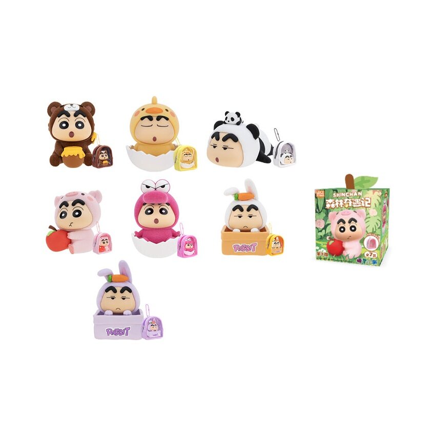 Spiritual Creations Карандаш SHIN Chan Forest Adventure Collection Плюшевая кукла Рюкзак с куклой Слепые коробки