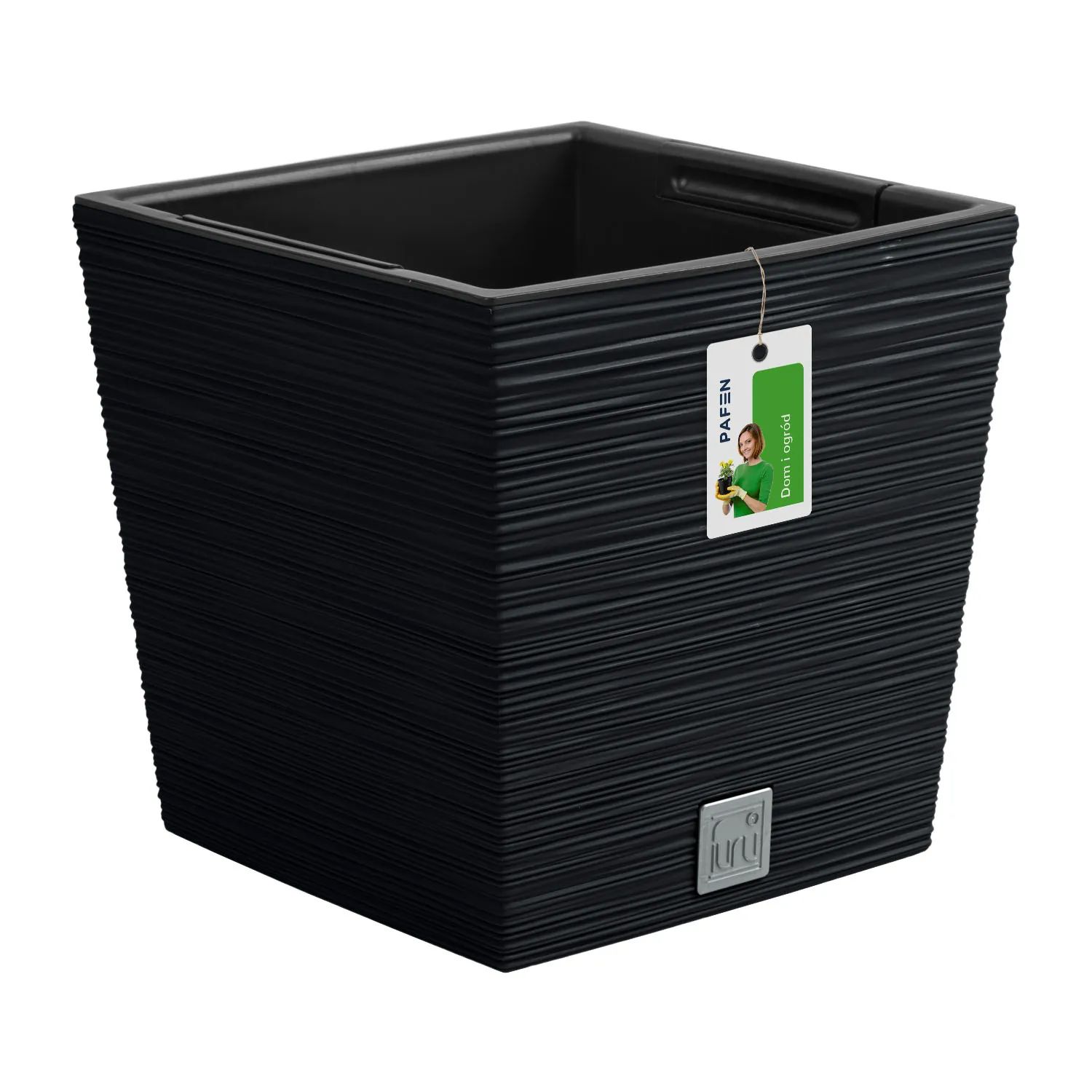 DFS240-S433 Кашпо FURU SQUARE LOW 24*24, h23,5см anthracite