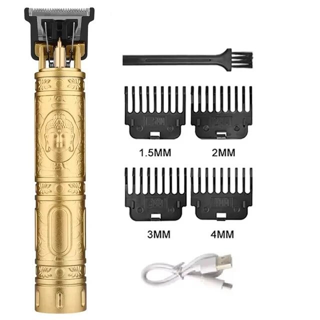 Электрическая машинка для стрижки волос T9 2025 USB 060-GoldBuddha