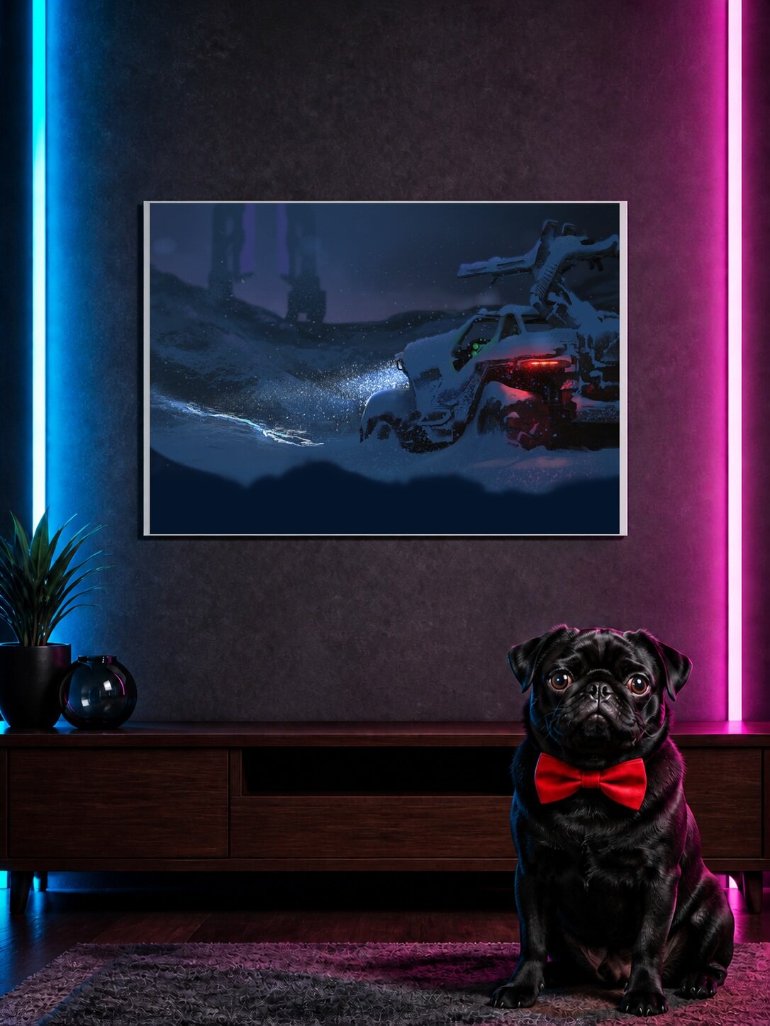 Постер Halo Мир — художественный образ игры A3 для интерьера