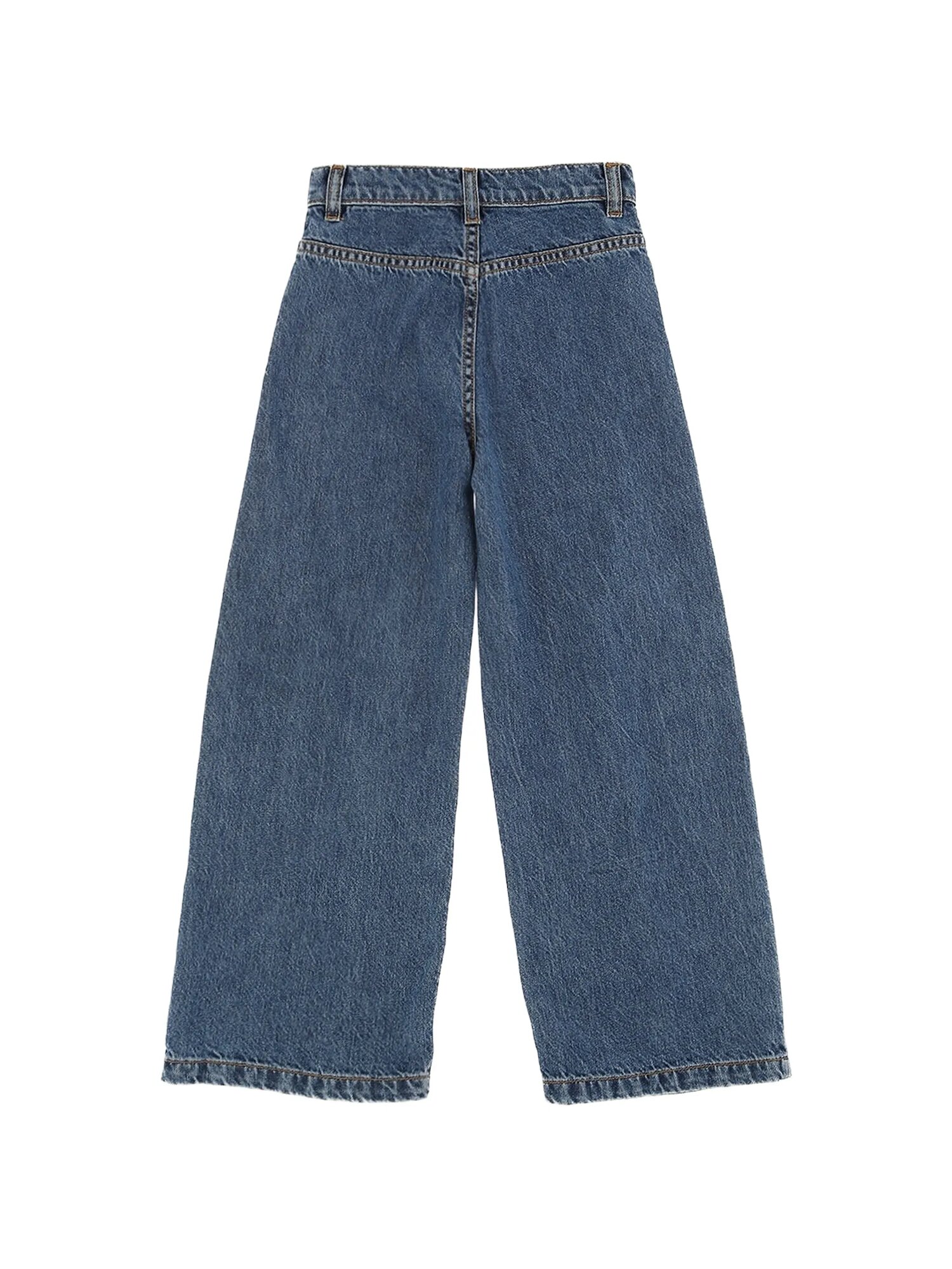 Джинсы Elisabetta Franchi Logo-patch wide-leg jeans, размер 8 лет, синий — фото 1