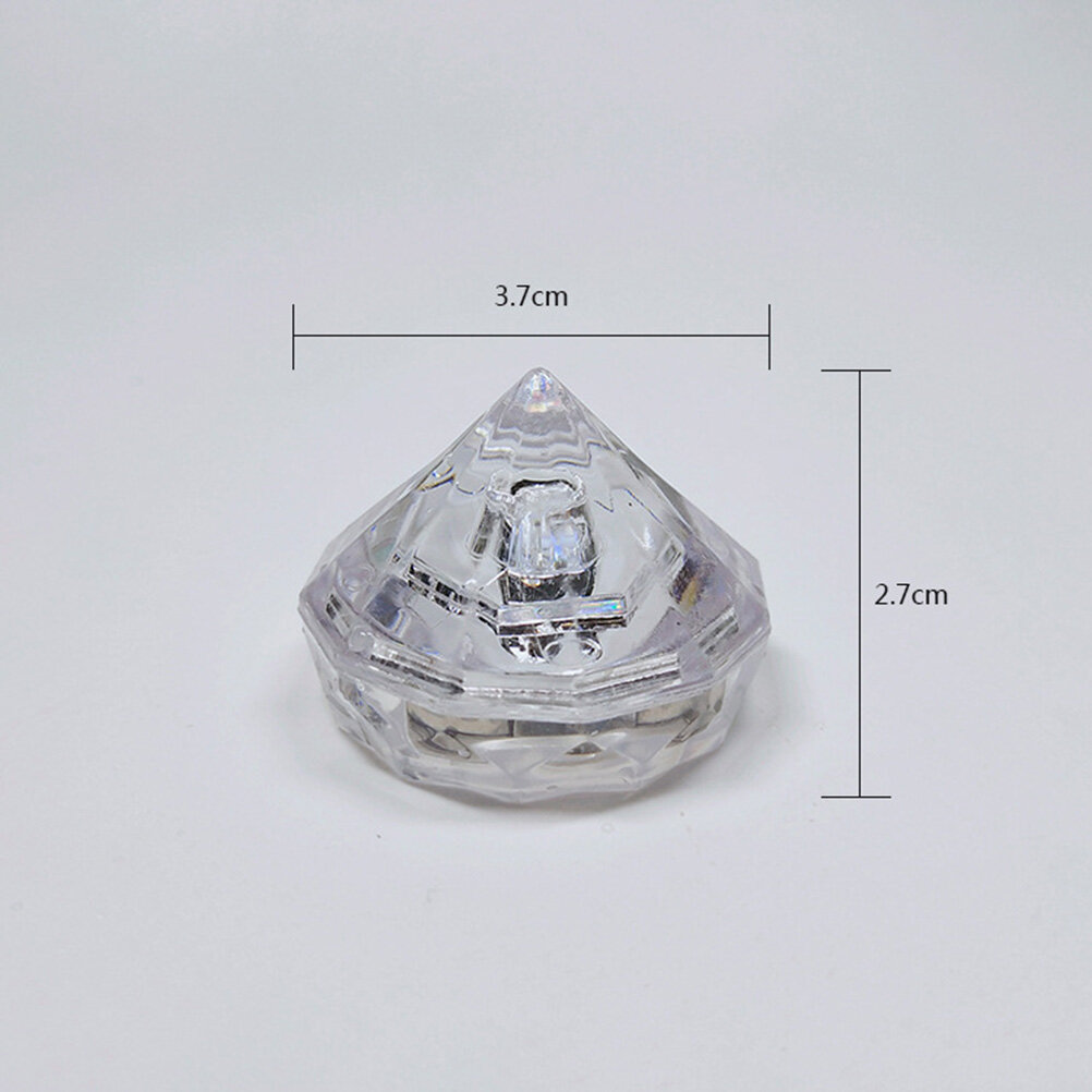 12 Штук Светящиеся LED Кубики Льда Для Напитков И Декора Размер 3 70X3 70X2 70Cm