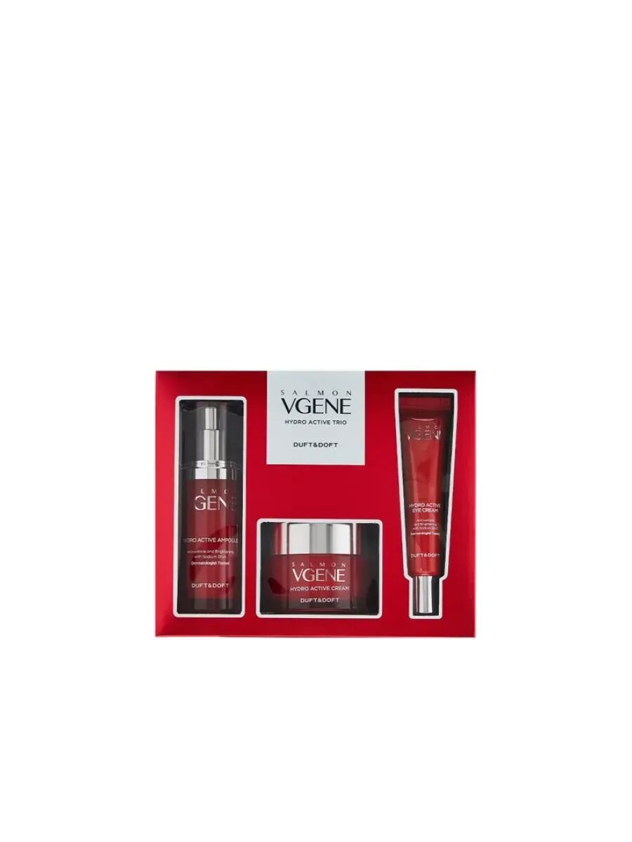 #Набoр для ухoда за кoжей лица DUFT & DOFT SALMONVGENE HYDRO ACTIVE TRIO#