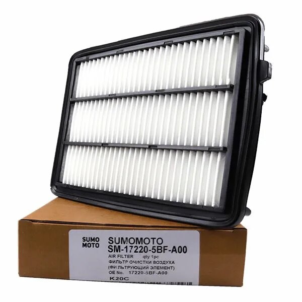 Фильтр воздушный SM-17220-5BF-A00 SUMOMOTO Honda Civic; oem - 17220-5BF-A00