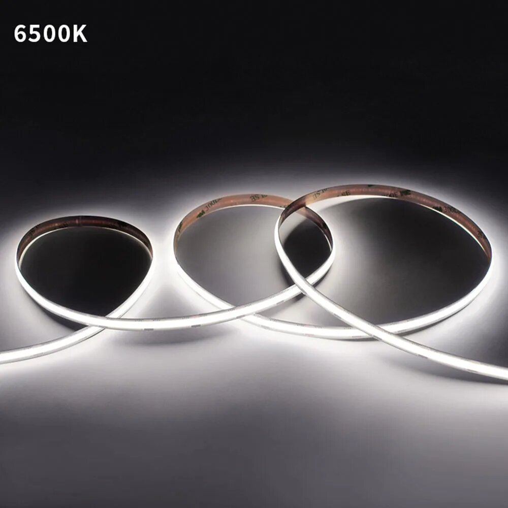 Pisin гибкая светодиодная лента 24В 8мм 480leds/м 5м 10м White, DC48V, 5м