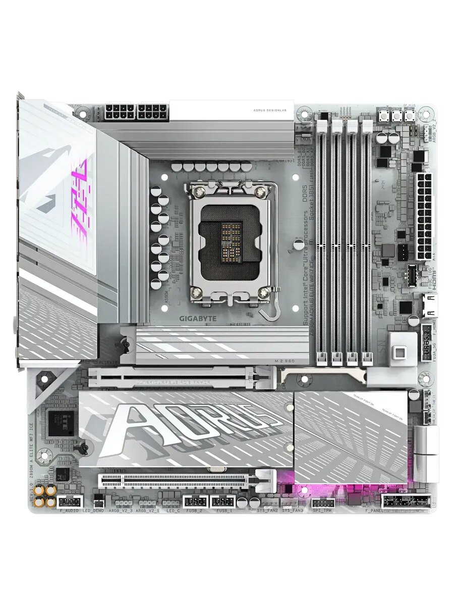 Материнская плата Z890M AORUS ELITE WIFI7 ICE