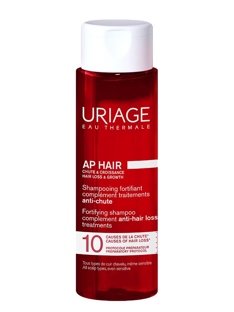 Урьяж АР хейр Uriage AP Hair Шампунь укрепляющий против выпадения волос и стимулирующий рост волос 200 мл