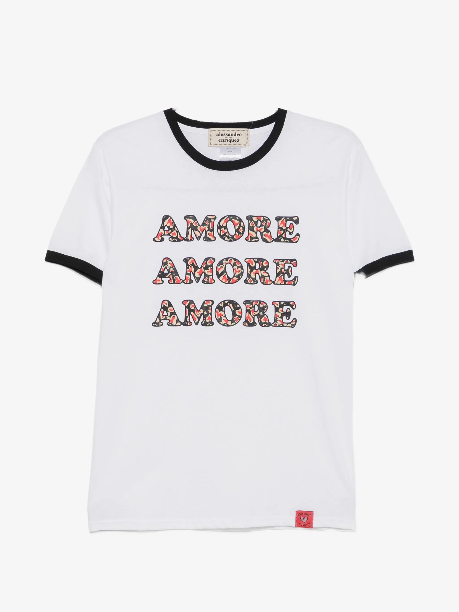 Футболка Slogan-print ringer T-shirt
