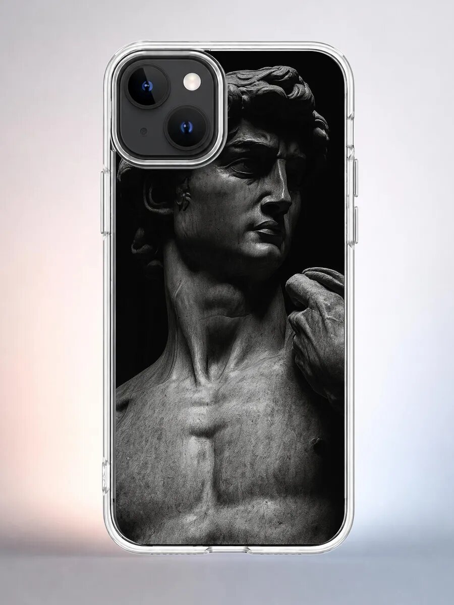 Чехол iPhone 13 давид силиконовый