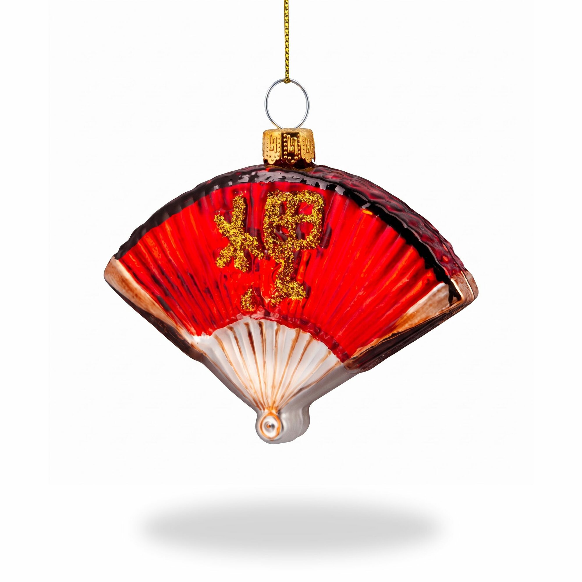 Украшение ERICHKRAUSE DECOR Китайский веер 8см, стекло