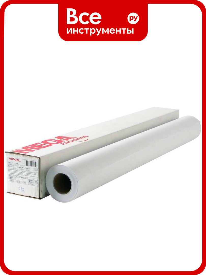 Бумага широкоформатная InkJet Комус 80г 841ммх45м 50,8мм 654102