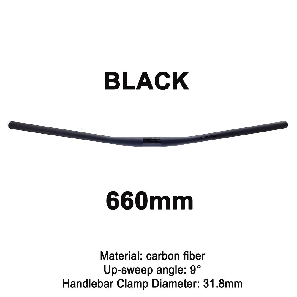 Syncros углеродный руль MTB 9 градусов 31.8 мм Черный, black 660mm