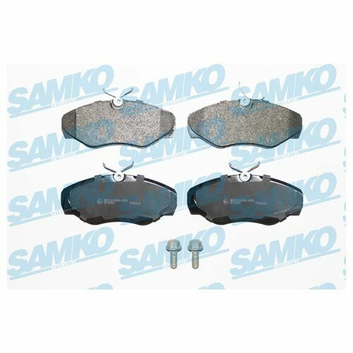 Колодки тормозные дисковые (комплект 4 шт.) Samko 5SP869 для Nissan Primastar; Opel Vivaro; Renault Trafic II