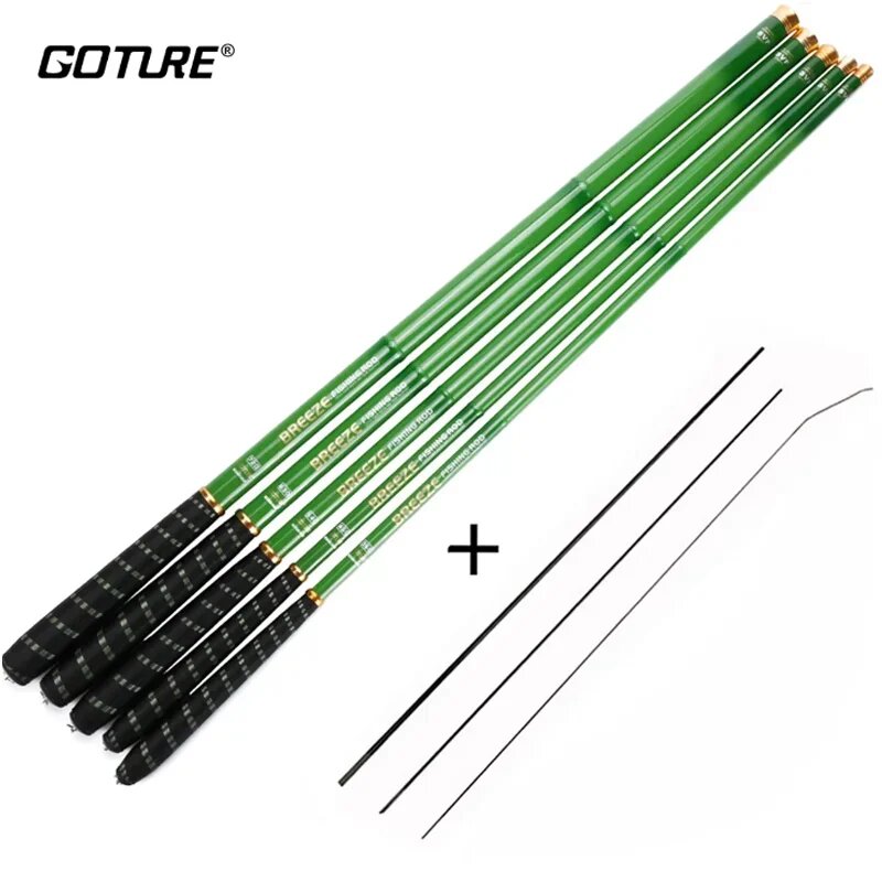 Goture BREEZE удочка из углеродного волокна 3,6–7,2 м 6.3m Stream Rod