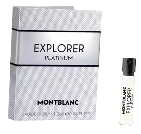 Мужской аромат Монблан Эксплорер Платинум 2 мл / пробник Montblanc Explorer Platinum