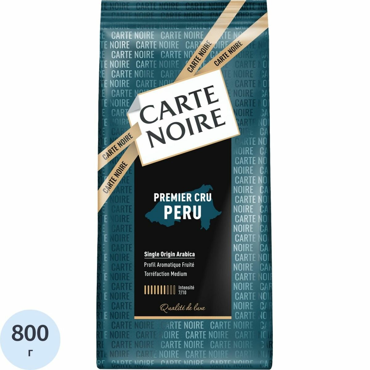 Кофе Carte Noire Premier Cru Peru натуральный жареный в зернах, 800г (2361723), 6 уп.