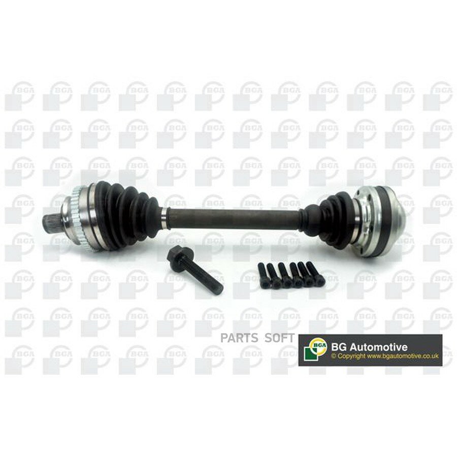 Полуось Volkswagen Transporter 1998-2003 от официального дистрибьютора, BGA, артикул DS9615A