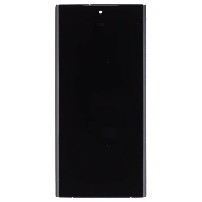 Дисплей для Samsung S918 Galaxy S23 Ultra + тачскрин (серебристый) (в рамке) (OLED) (Full Size)