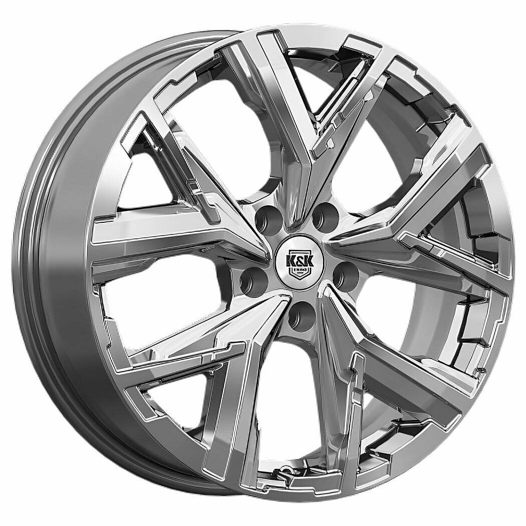 Колесный диск K&K Айона 6.5x18 5x114.3 ET40 D64.1 Дарк платинум