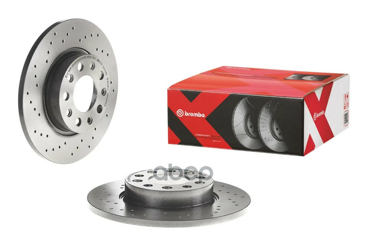 Диск тормозной JEEP COMPASS (MP, M6, MV, M7) 2.4 MultiAir 4x4 2021- шт. Brembo арт. 08.9364.2X