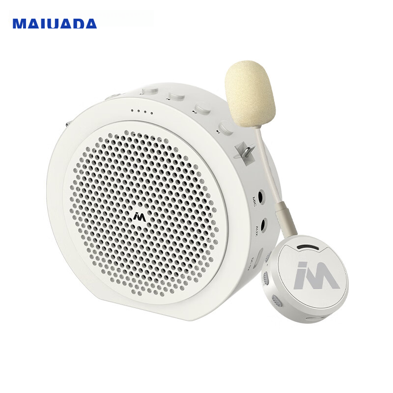 Беспроводной микрофон-заколка для учителей и гидов 2.4G Bluetooth белый с встроенным аккумулятором Цвет：Беспроводная
