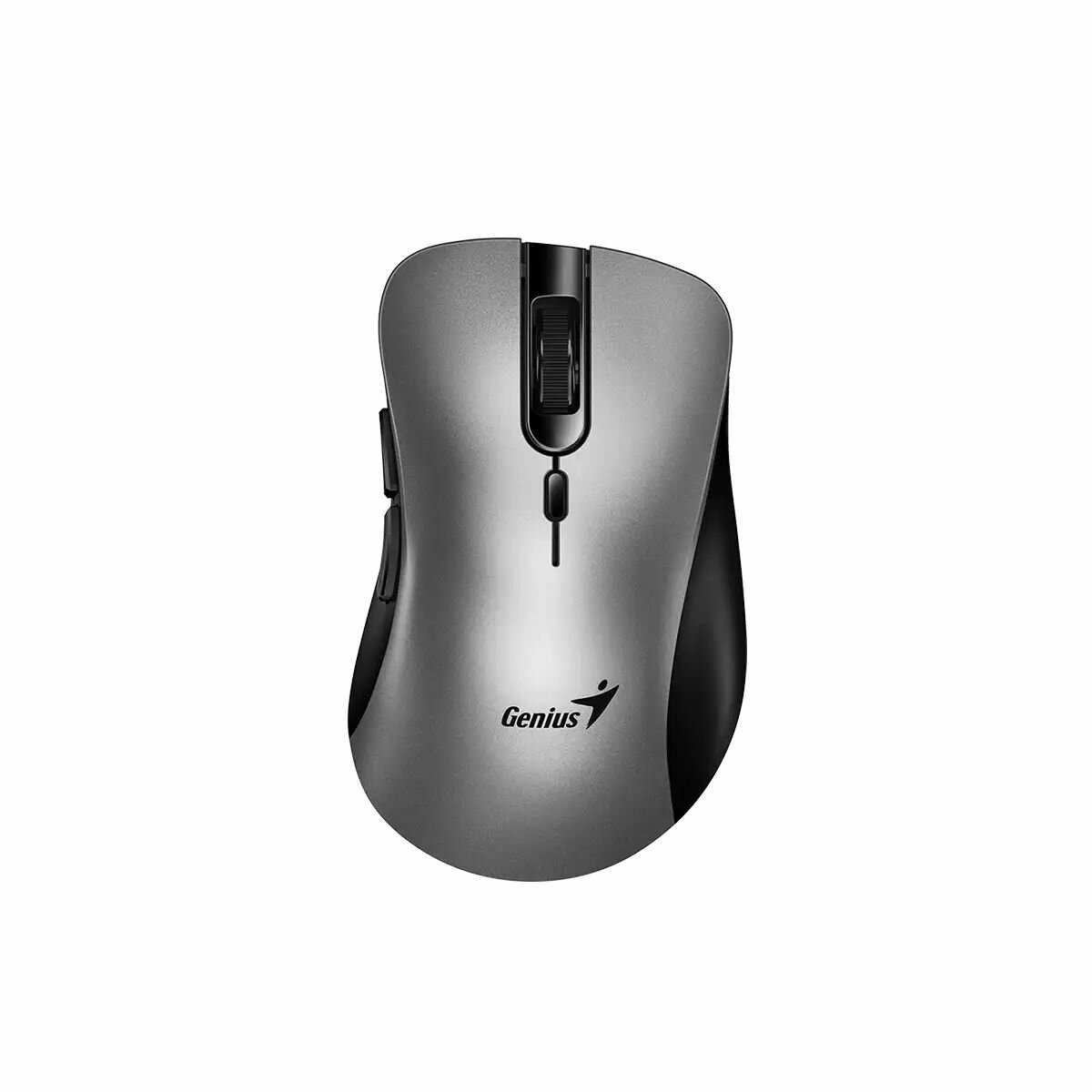 Мышь беспроводная Genius Ergo 8100S, бесшумная, 6 кнопок, 1600 dpi, серебристый