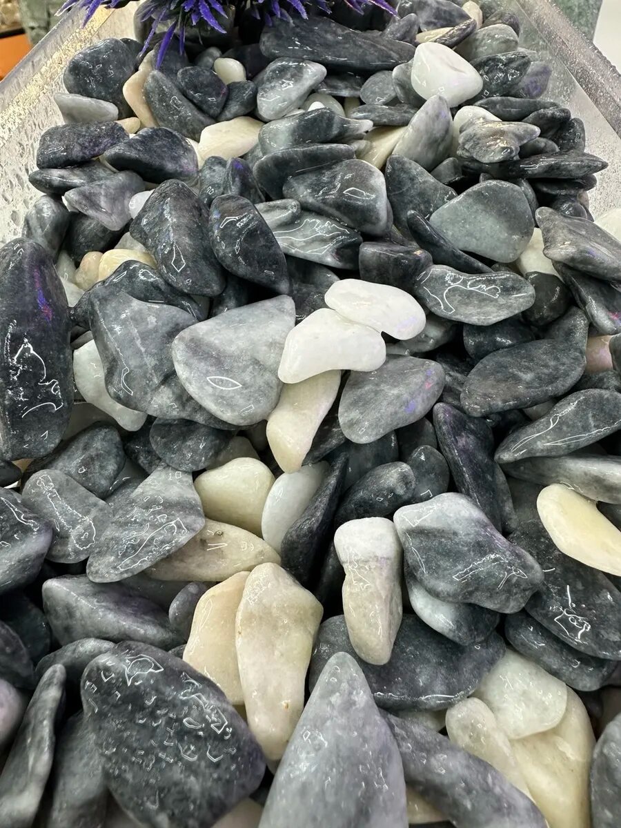 Галька мраморная Саяны 10-20 мм отборная