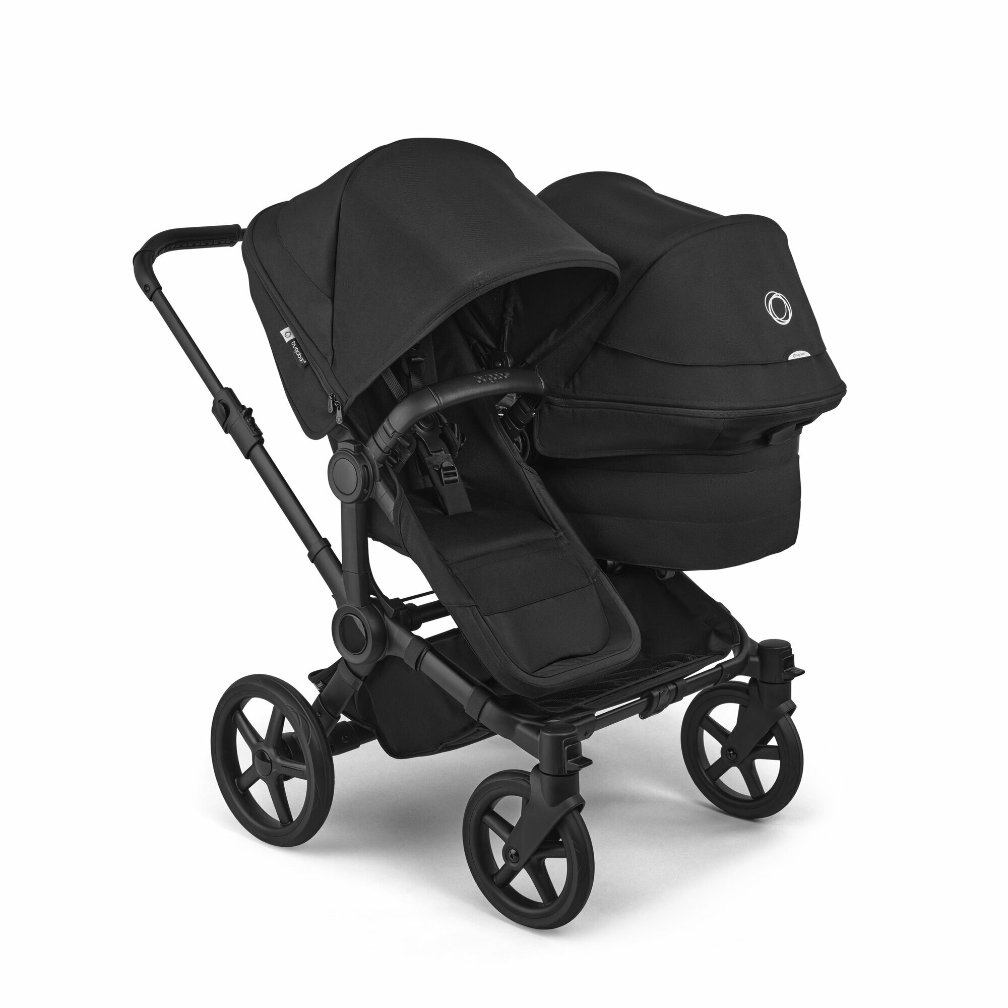 Детская коляска 2 в 1 Bugaboo Donkey 6 Duo на шасси Black (heritage black)