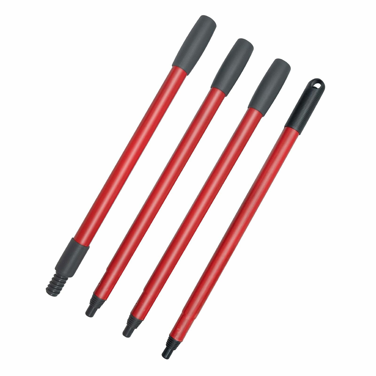 Удобная замена металлической ручки для швабры с 4 регулируемыми секциями