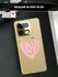 Чехол на Realme 16 Pro+ / Реалме 16 Про+ с принтом Love heart 3, прозрачный