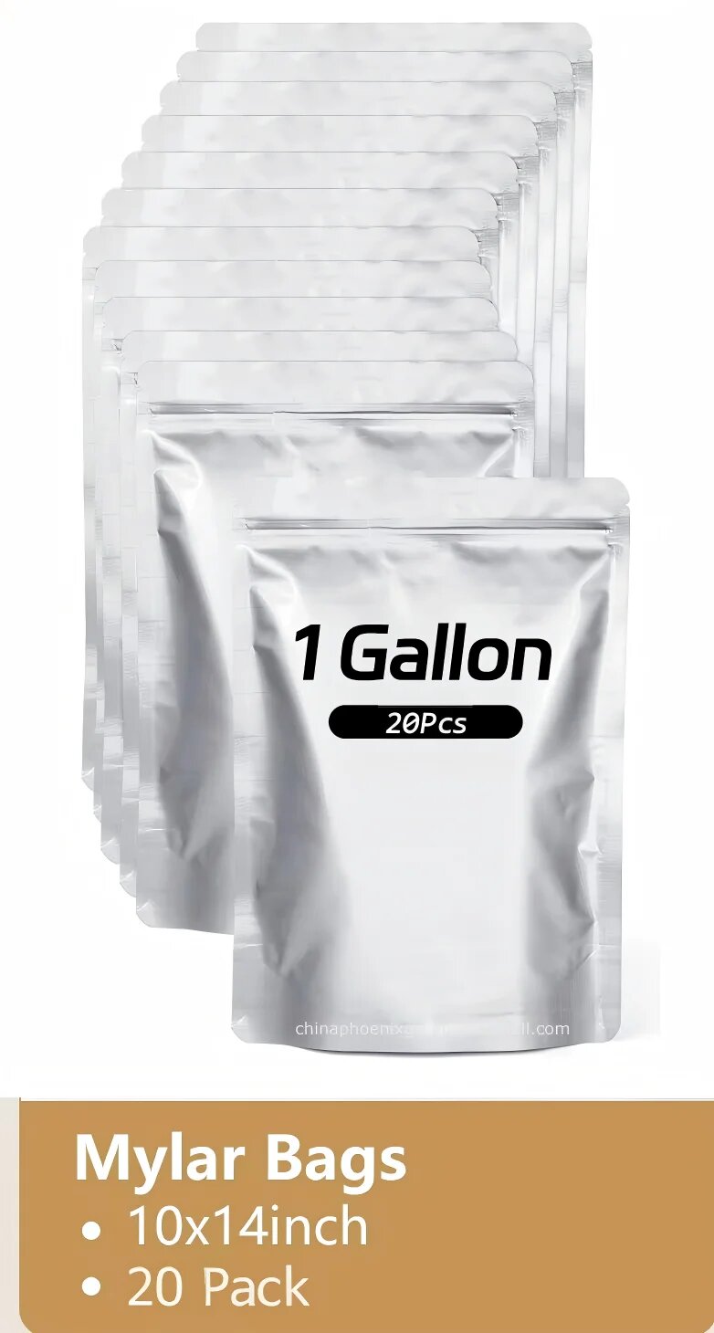 Майларовые пакеты для хранения продуктов 20 шт. 20Pcs Bag