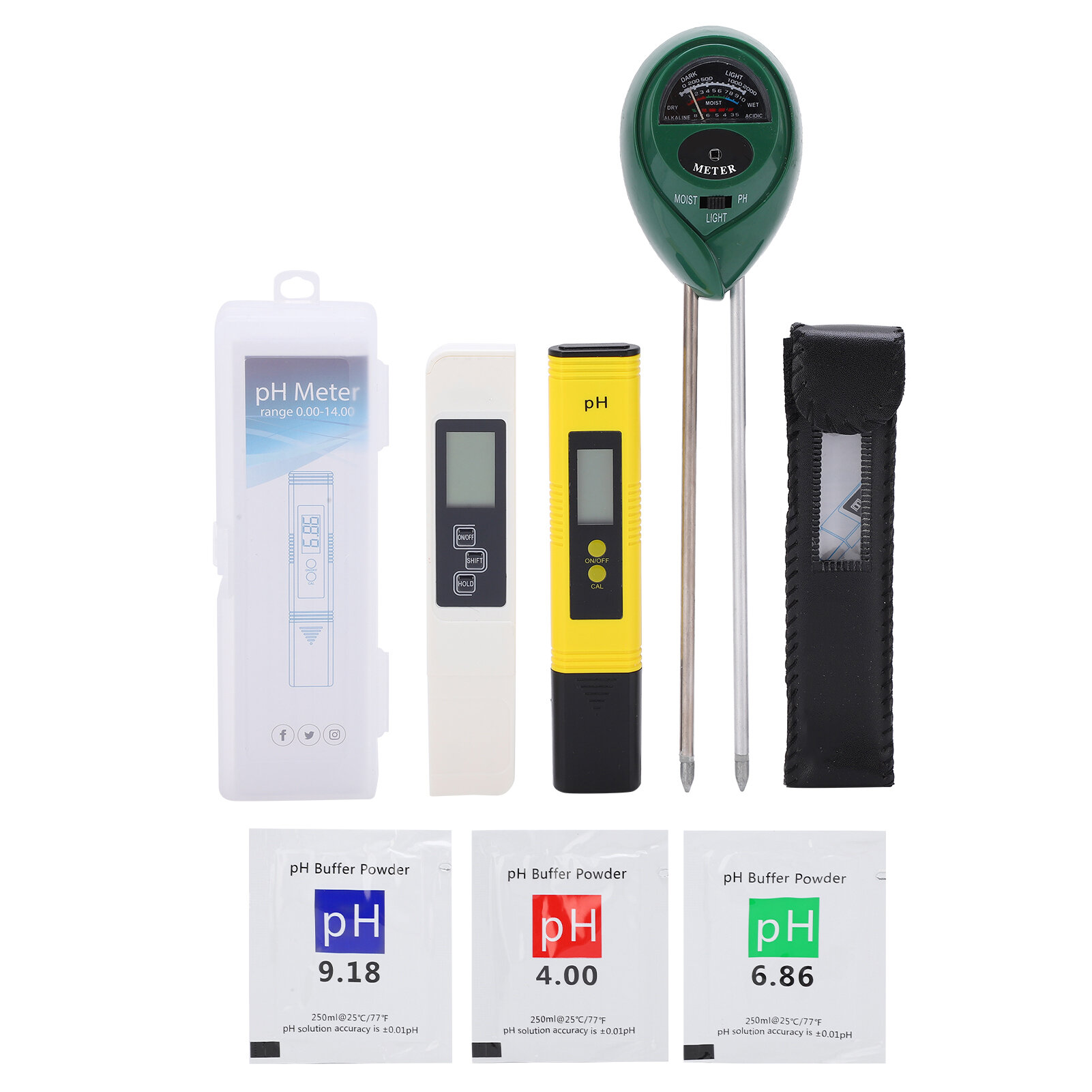 Тестер почвы 3-в-1, влажность, PH