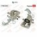 MASTERKIT 77AK2102 Суппорт тормозной зад. лев. Honda ACCORD VII (CL, CN) 2003 - ...