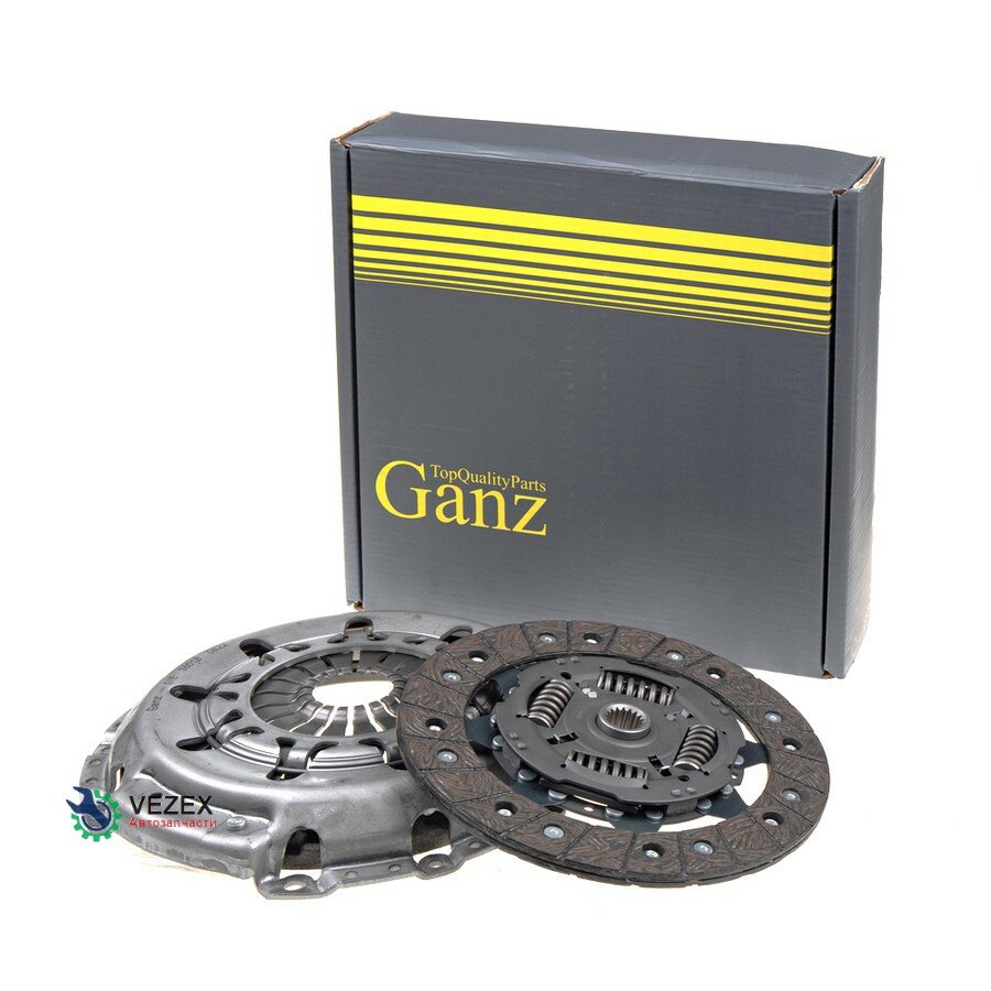 GANZ GIE36018 Сцепление в сборе (без подшипника) FORD FOCUS 1/2 1.6/1.8L 16кл. GANZ GIE36018