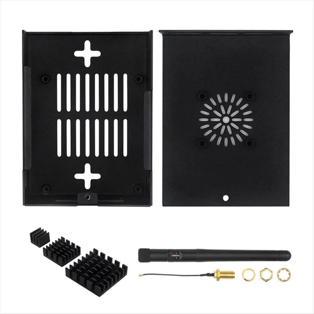 Для Orange Pi 5 Max Металлический Корпус С Охлаждающим Вентилятором