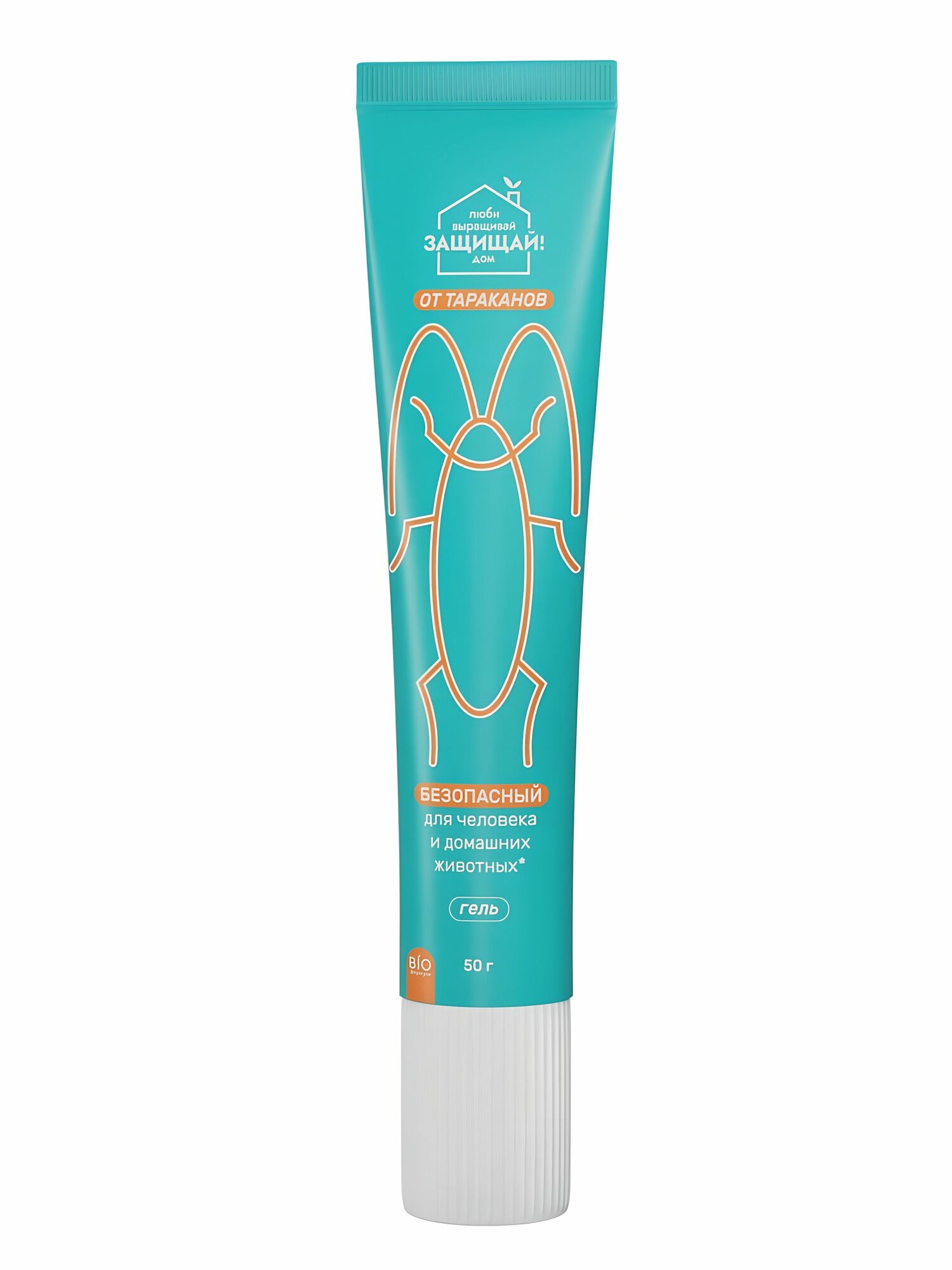 Инсектицид от тараканов, гель, 50 г, туба, Защищай!