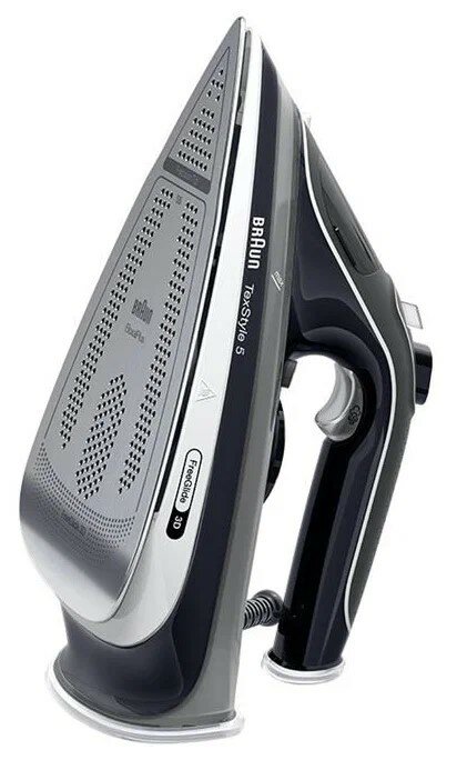 Утюг Braun SI5188BK, 2800 Вт, подошва EloxalPlus 3D FreeGlide, автоотключение, вертикальное отпаривание — фото 1