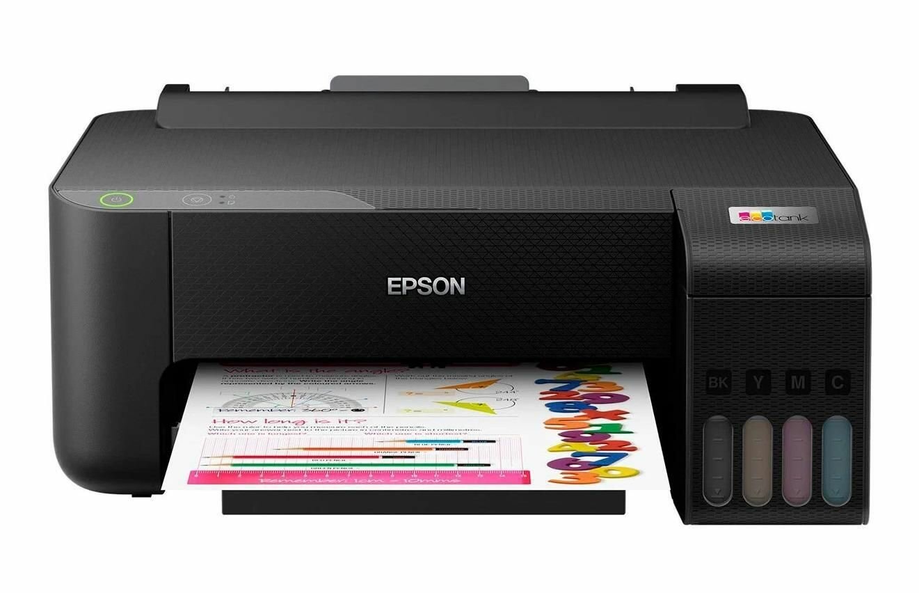 Принтер струйный Epson EcoTank L1210 / C11CJ70401 формат А4, черный, цветная печать, фотопечать (C11CJ70401)