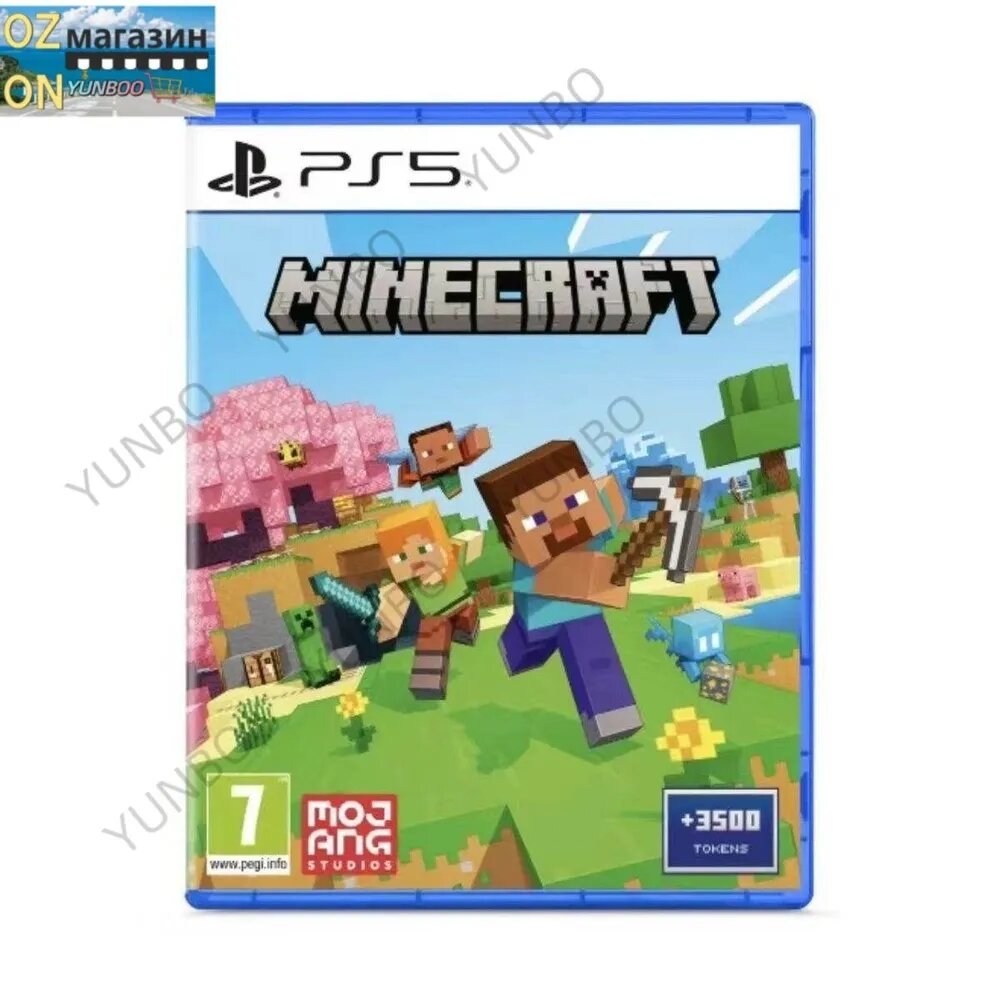 Игра Minecraft PS5 (PlayStation 5, Русская версия) Открытый мир, Экшн, Приключения