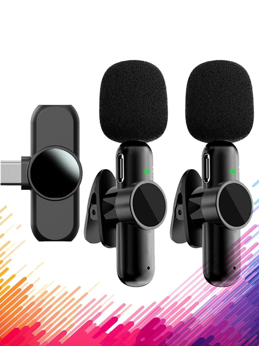 Беспроводные лацканые микрофоны, K3 от одного до двух двойных